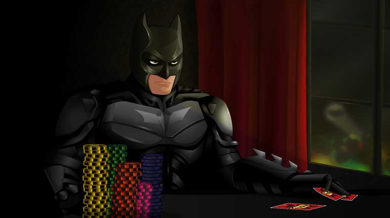 Batman Playing Poker