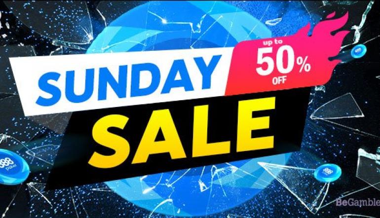 Sunday Sale Hits 888poker Tables - Up to 50% Off Buy-ins!