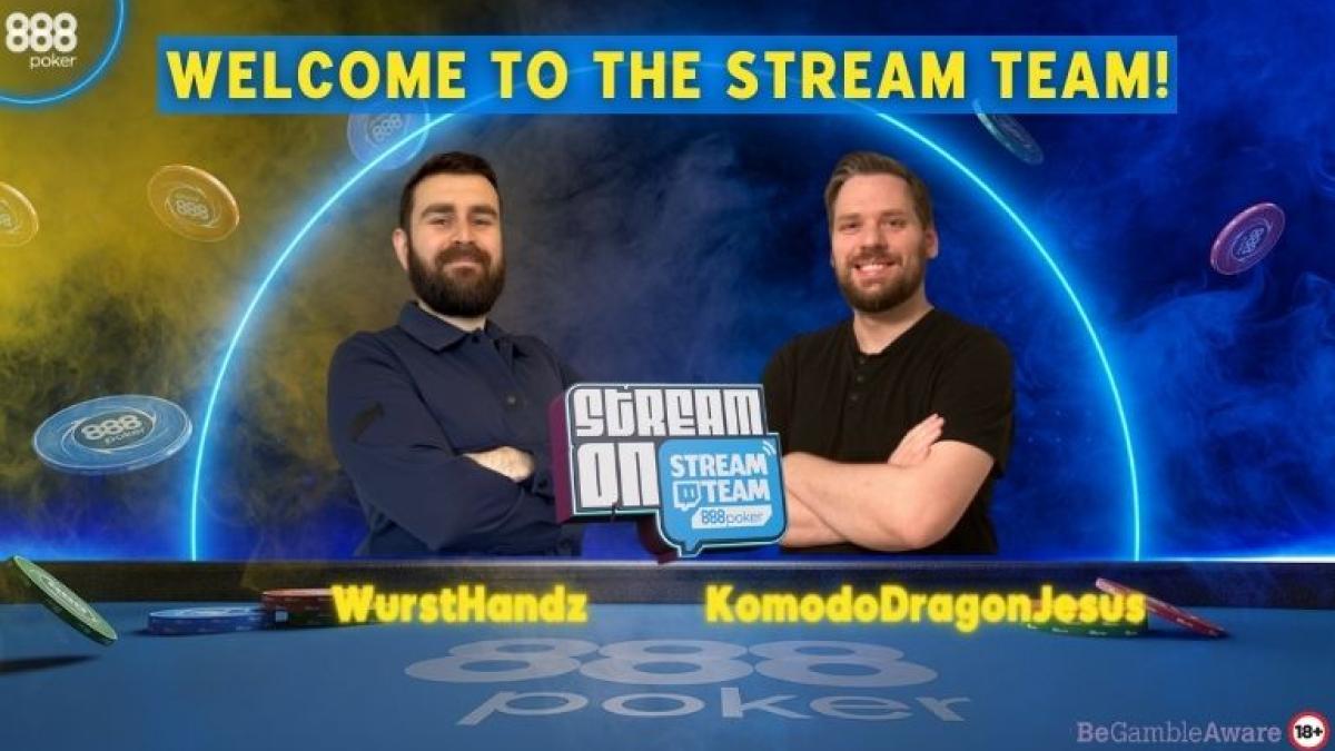 888poker Announces Two New StreamTeam Members